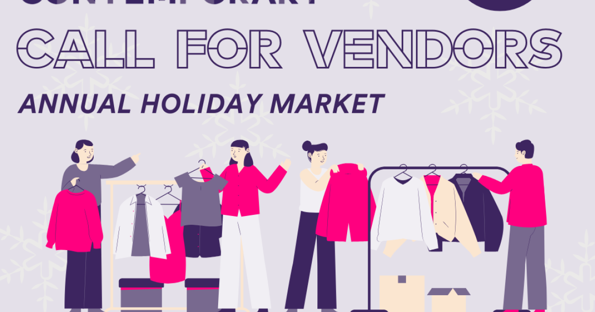 CALL FOR VENDORS (Sep 19, 2025) | Atlanta Contemporary